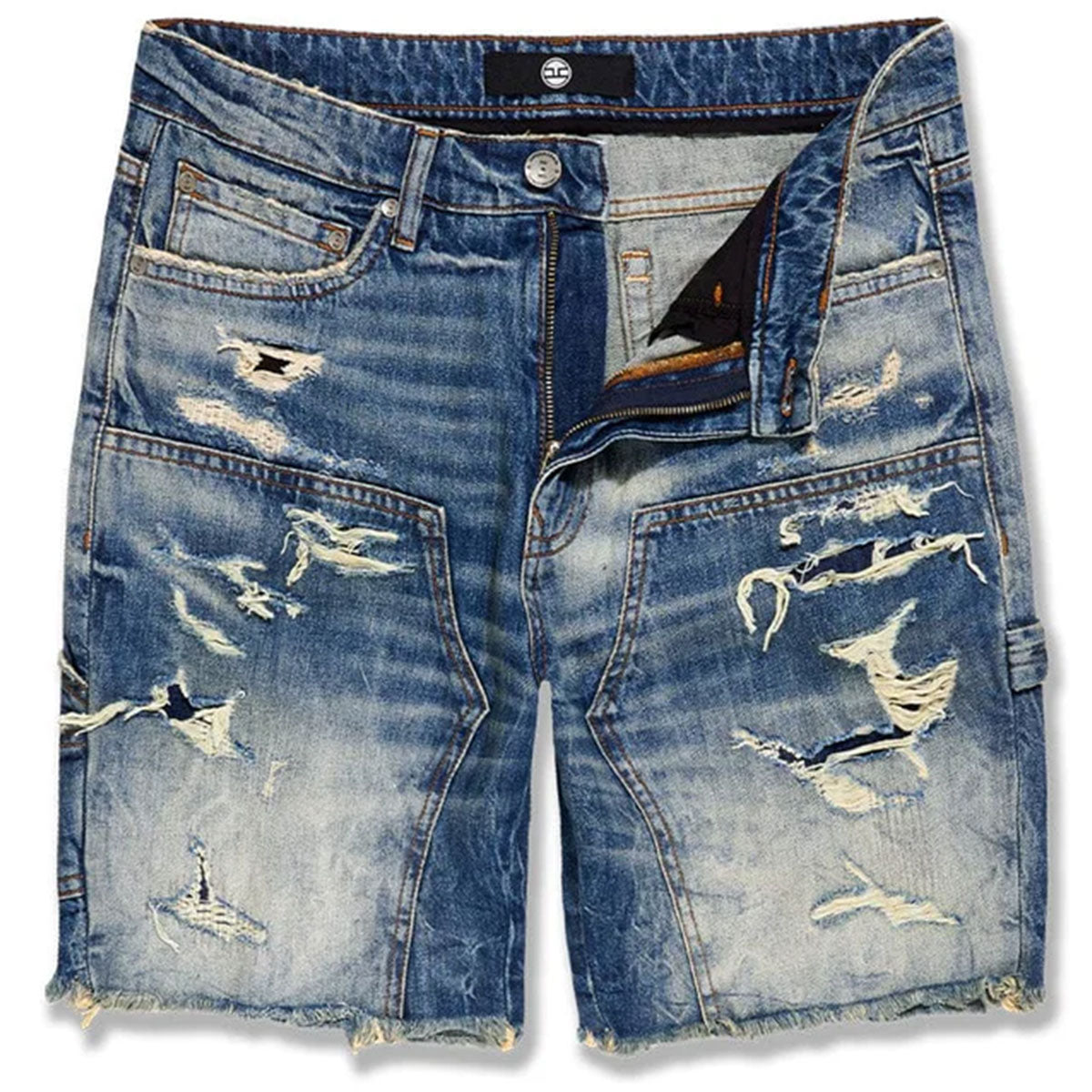 Retro Landman Denim Shorts (Sand Wash) | Jordan Craig – Urban Street Wear
