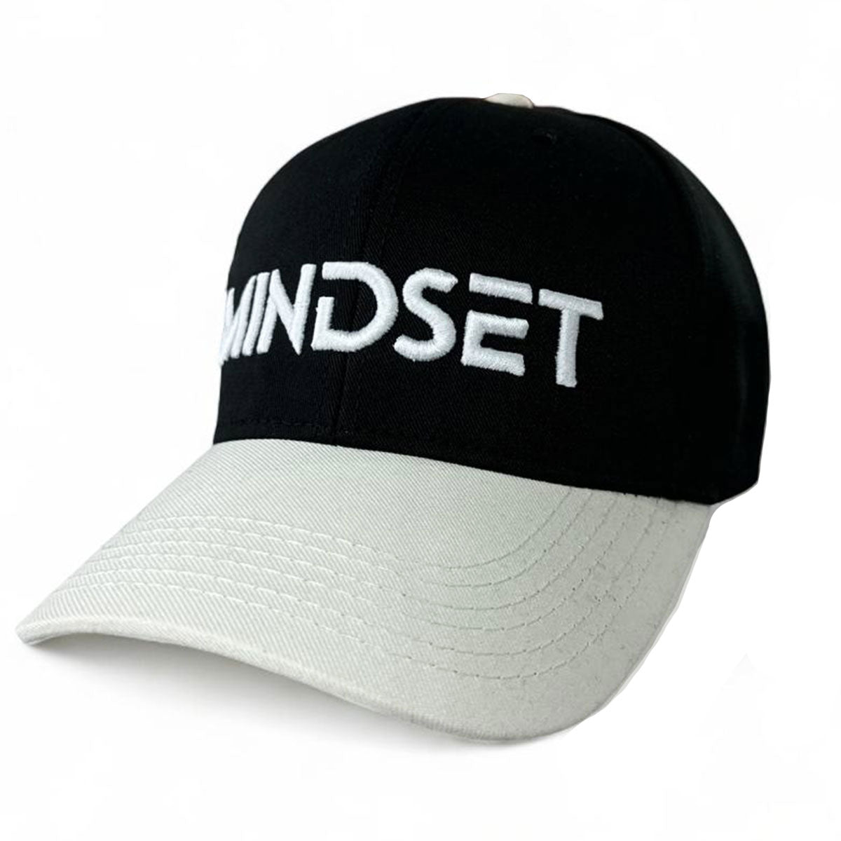 Mindset Slogan Hat (Black/Cream) | Mindset Brand – Urban Street Wear