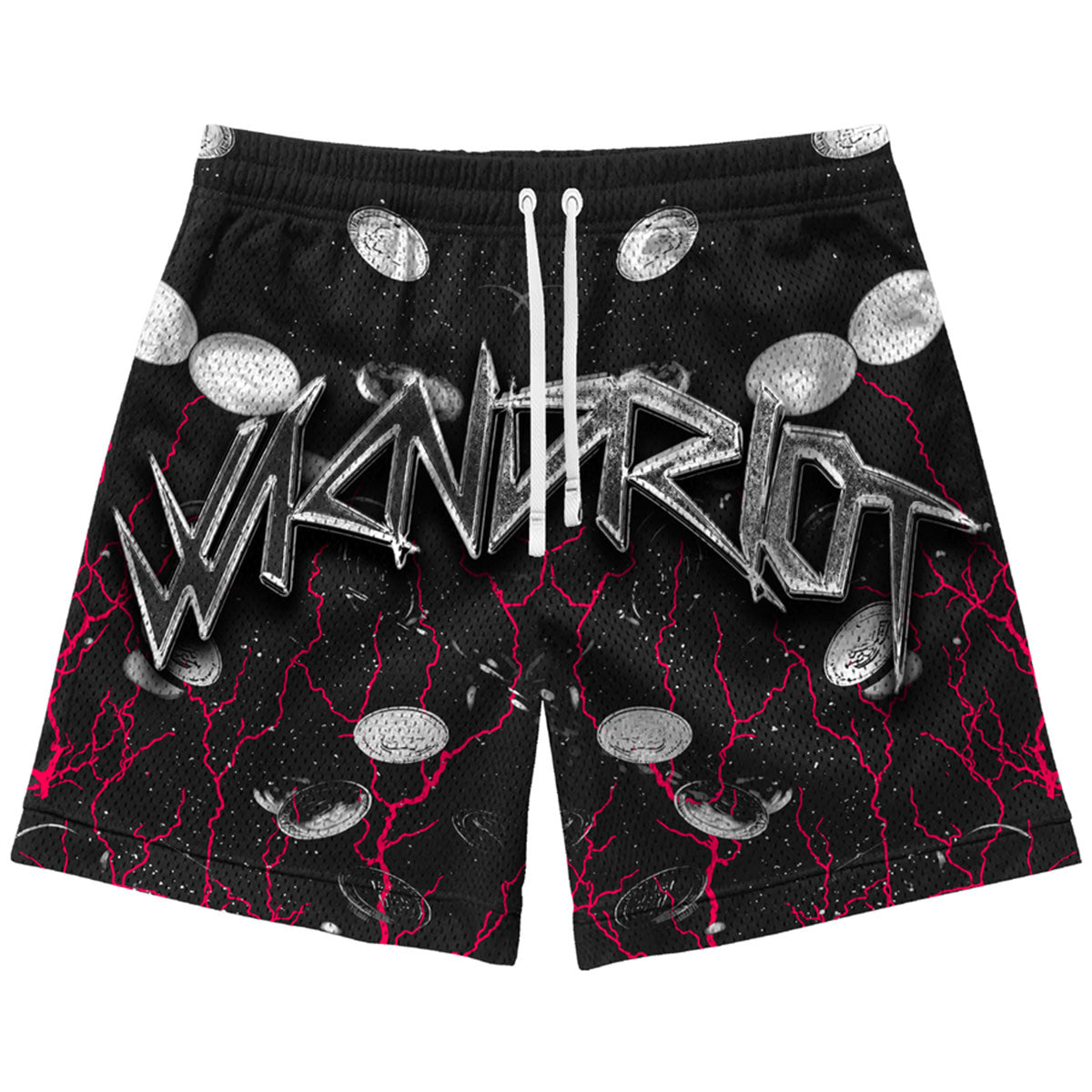 Maneki Neko Shorts (Black) | WKND RIOT – Urban Street Wear