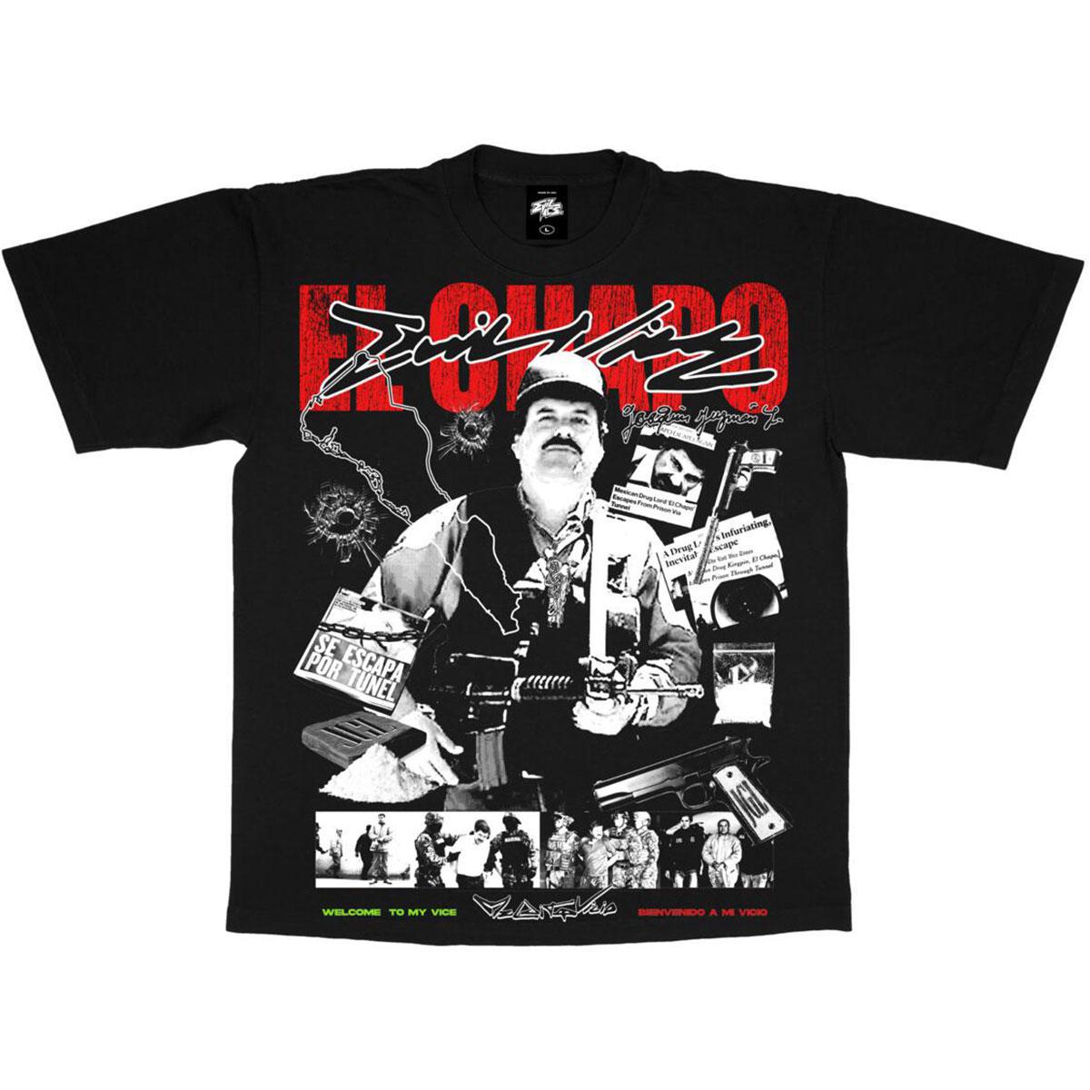 Chapo Tee (Black) – Urban Street Wear