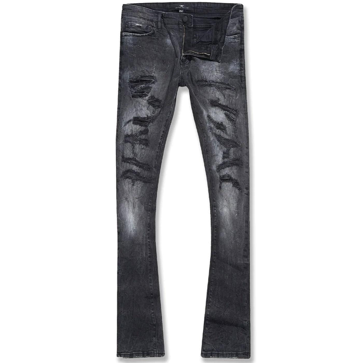 Martin Stacked Crouching Tiger Denim (Industrial Black) – Urban Street Wear